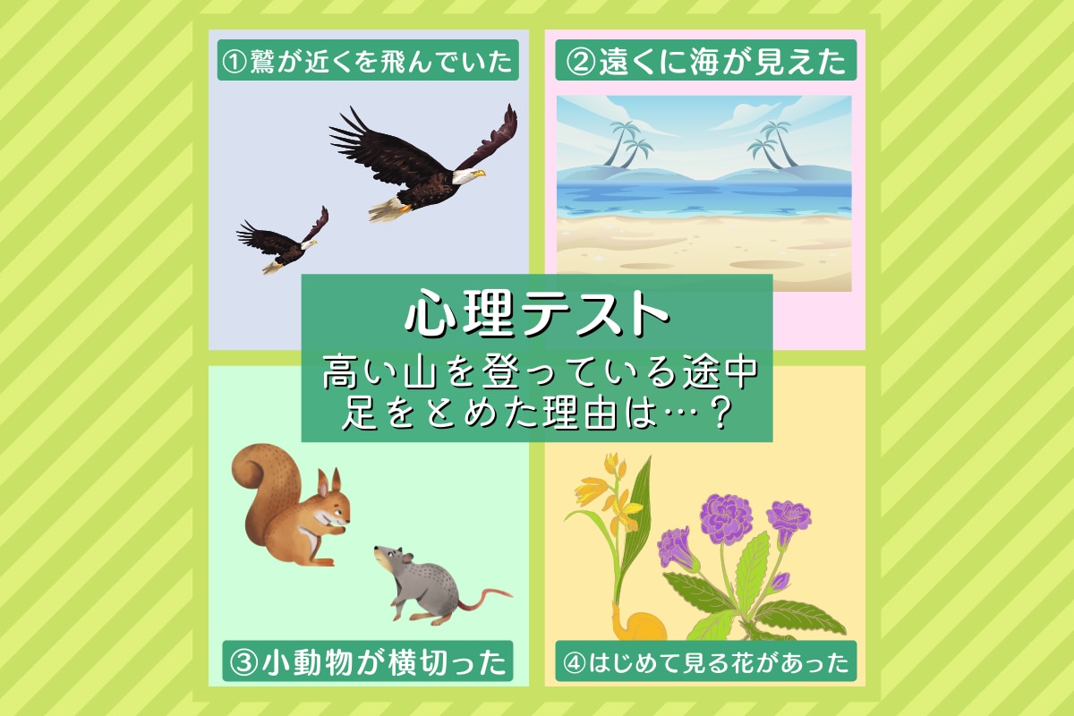 案外飽き性なタイプ！？【心理テスト】で分かる！あなたの“隠れた弱点”とは？ – lamire [ラミレ]